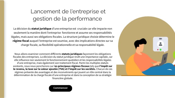 Lancement de l'entreprise et gestion de la performance