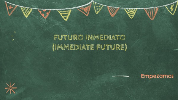 Futuro inmediato_formación y uso | Genially