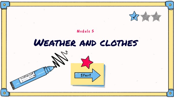 Weather and clothes QUIZ | Genially