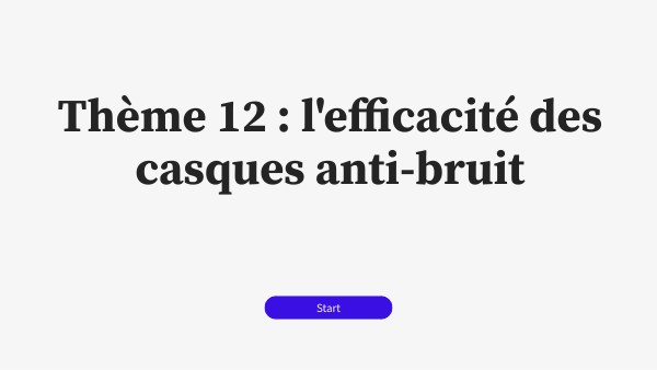 les casques anti-bruit