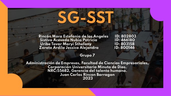 SG-SST | Genially
