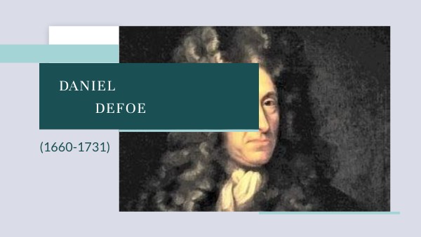 DANIEL DEFOE