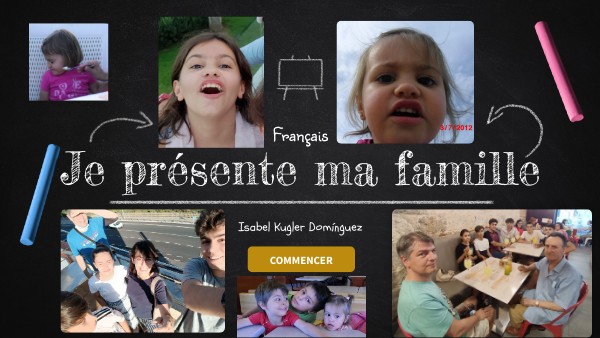 Je présente ma famille | Genially