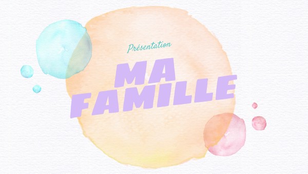 PRESENTACIÓN MI FAMILIA