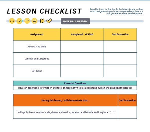 Topic 3 Lesson 1MS Checklist | Genially