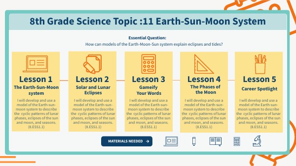 Topic 11 Landing Page 8th S