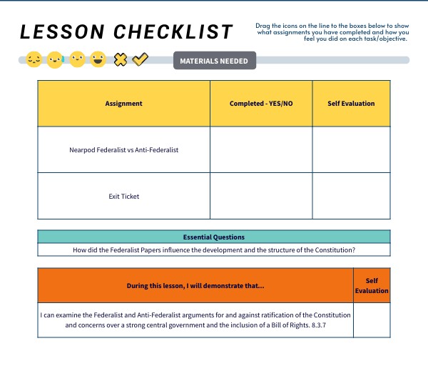 Topic 16FP Lesson 2 Lesson Checklist | Genially