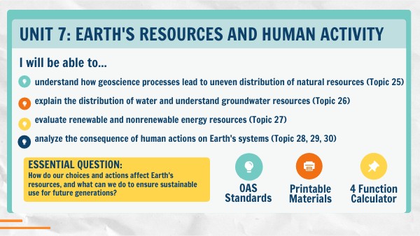 Unit 7 Landing Page 7thS