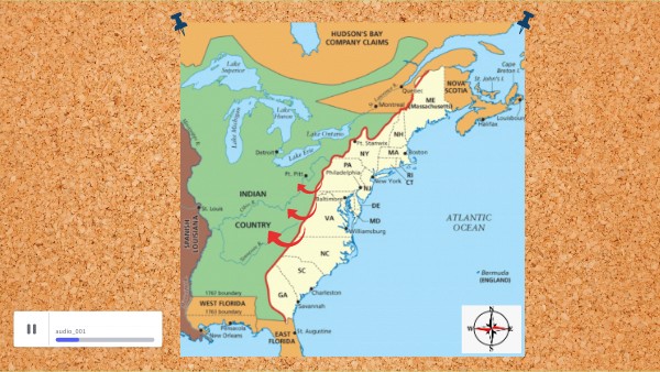 Map Proclamation of 1763