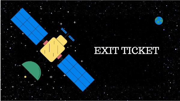 8th Science Exit Ticket