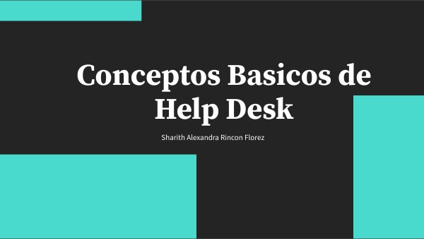 Conceptos Basicos de Help Desk