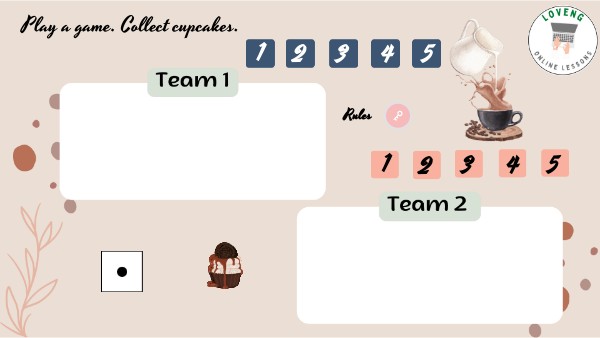 Past Simple (Cupcake game) | Genially