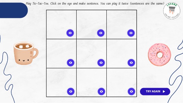 Tic Tac Toe (will / be going to) | Genially