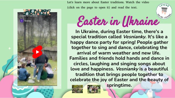 Easter traditions Videos | Genially