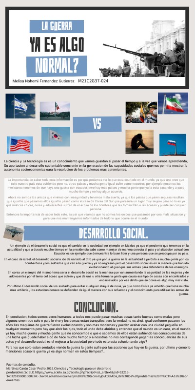 La guerra ya es algo normal?