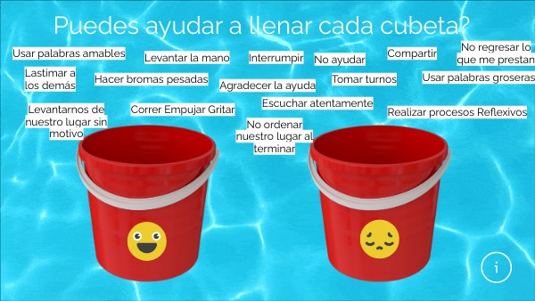 Cubetas SEL Actividad de Seleccionar