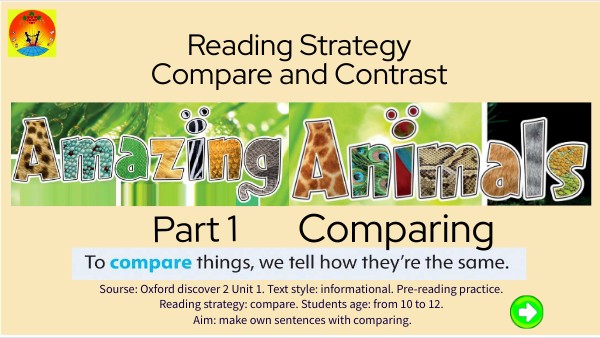 Amazing Animals Compare and Contrast | Genially