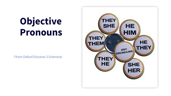 Object Pronouns Forms | Genially