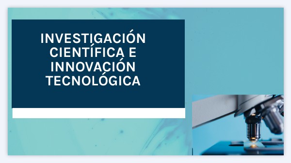 TEMA 1. INVESTIGACION CIENTÍFICA | Genially
