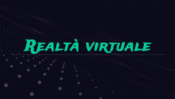 Realtà virtuale