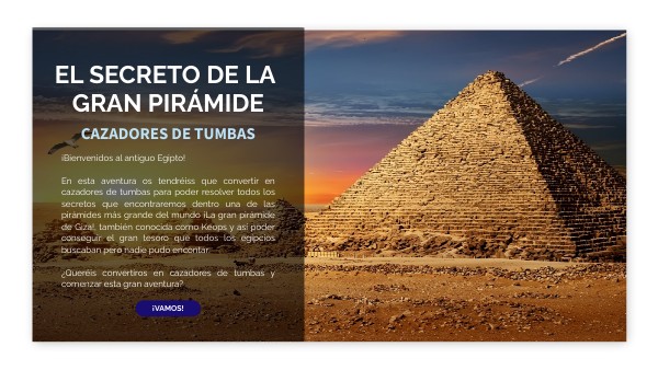 Escape Room Egipto | Genially