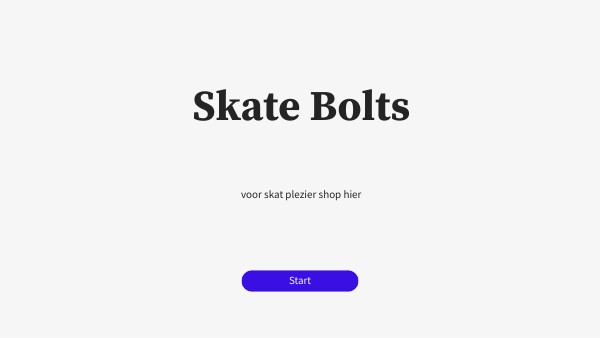 Skate bolts