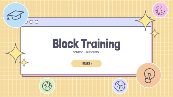 Block Training