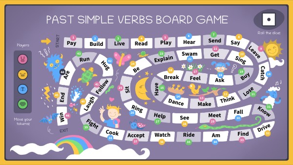 Irregular Verbs board game | Genially