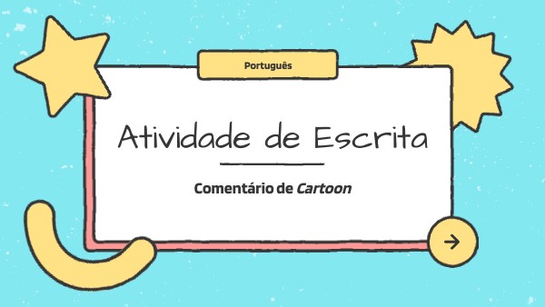 Escrita_Comentário de cartoon | Genially