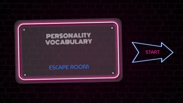 Personality words | Genially