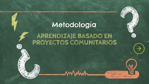 METODOLOGIA A. B. PROYECTOS COMUNITARIOS | Genially
