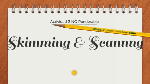 Skimming and Scanning Quiz | Genially