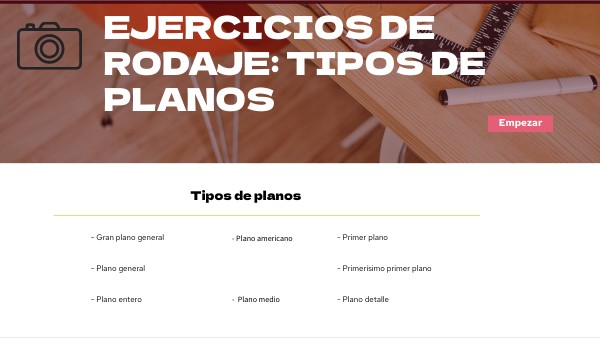 Tipos de planos | Genially