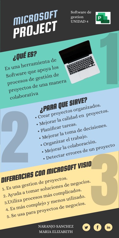 INFOGRAFIA DE MICROSOFT PROJECT | Genially