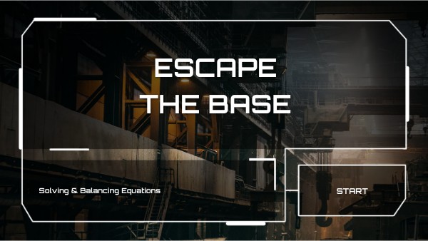 Escape the Base | Genially