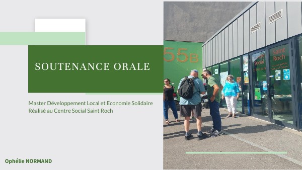 Soutenance orale