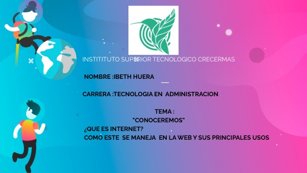 QUE ES EL INTERNET IBETH HUERA TECNOLOGIA EN ADMINISTRACION | Genially