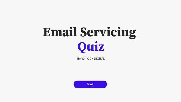 DIGITAL EMAIL QUIZ