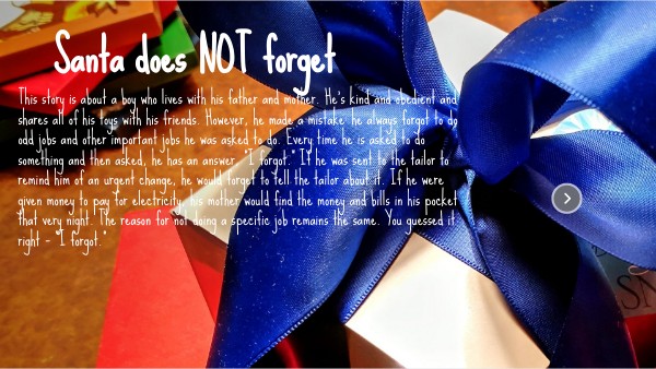 Santa does NOT forget