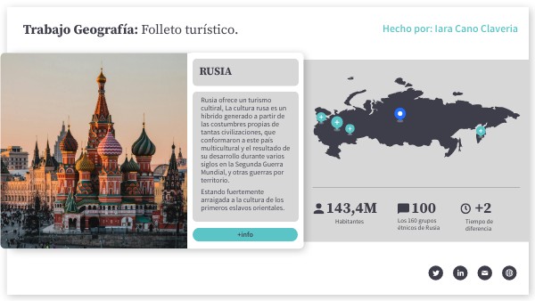 Folleto turístico. | Genially