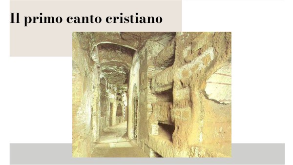 Il primo canto cristiano | Genially