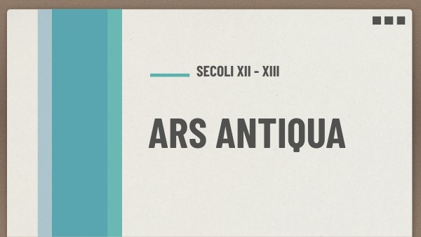 ARS ANTIQUA