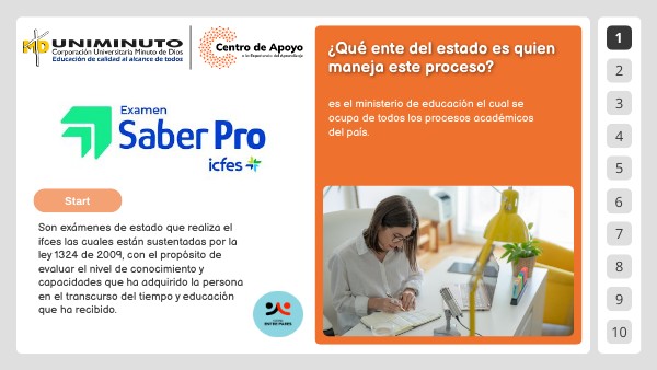 HDP -Presentación pruebas saber Pro | Genially