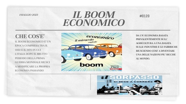 BOOM ECONOMICO | Genially