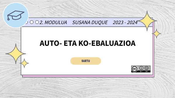 2.MODULUA: AUTO- ETA KO-EBALUAZIOA | Genially