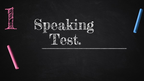 Speaking Test Genially