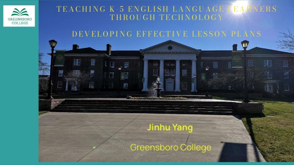 TEACHING K-5 ENGLISH LANGUAGE LEARNERS THROUGH TECHNOLOGY | Genially