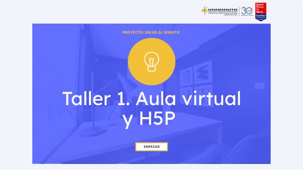 Taller 1 - H5P | Genially
