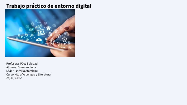 INFORME BÁSICO | Genially