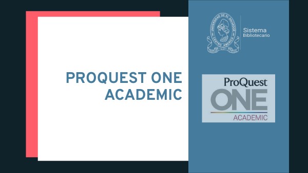 Proquest | Genially